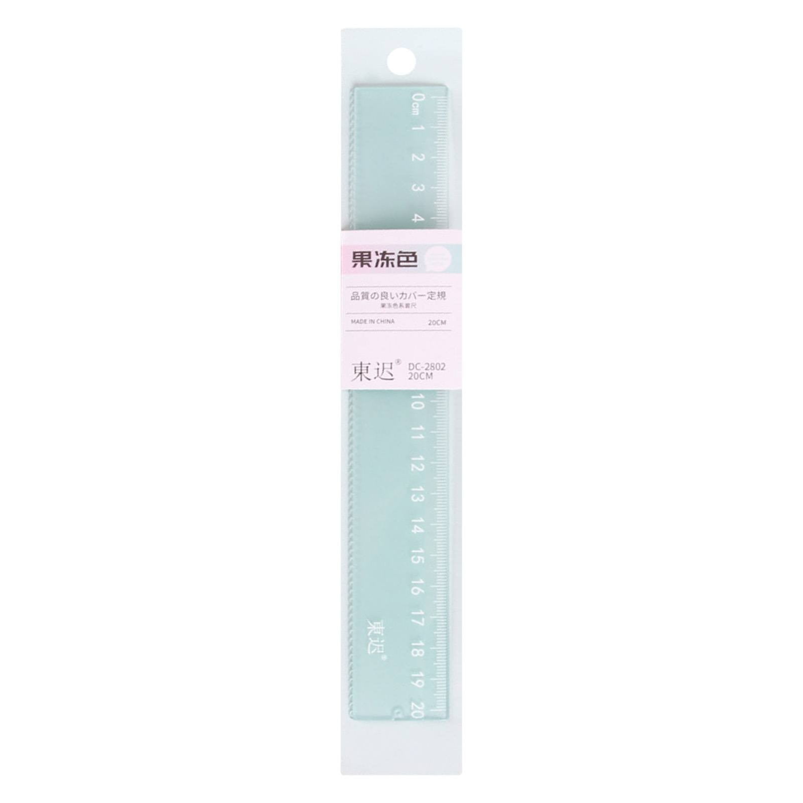 Jelly Ruler Jelly Green 20Cm Yxwen Creative Jelly Colored stǔd ənt Uses ...
