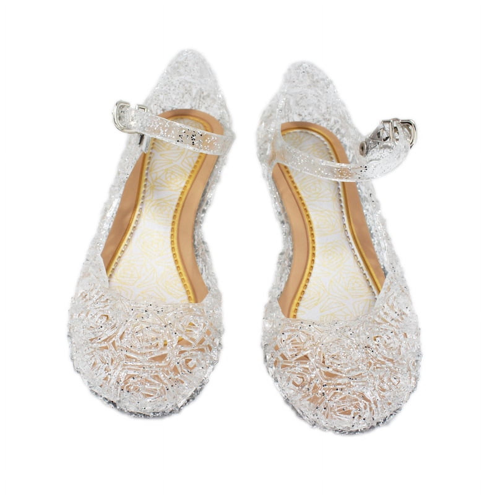 Jelly Shoes For Girls Frozen Elsa Shoes Mary Jane Dance Party Cosplay