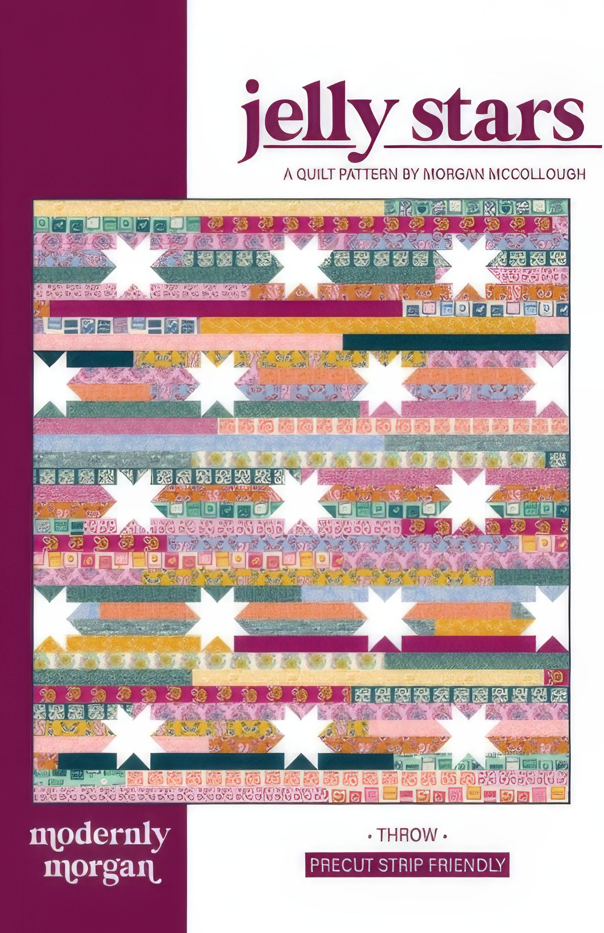 Jelly Stars Quilt Pattern by Modernly Morgan - Walmart.com
