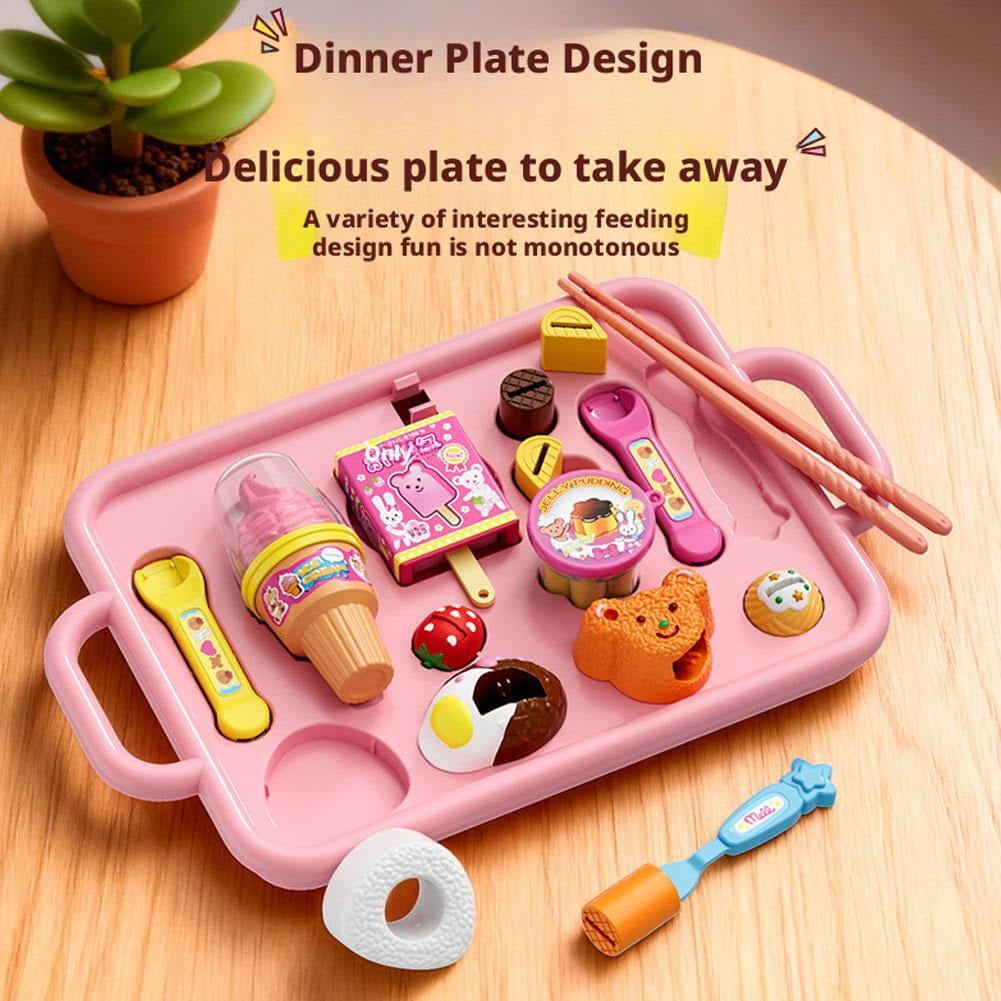 Jelly Strawberry Pudding Set, Food Pudding Feeding Children's House ...