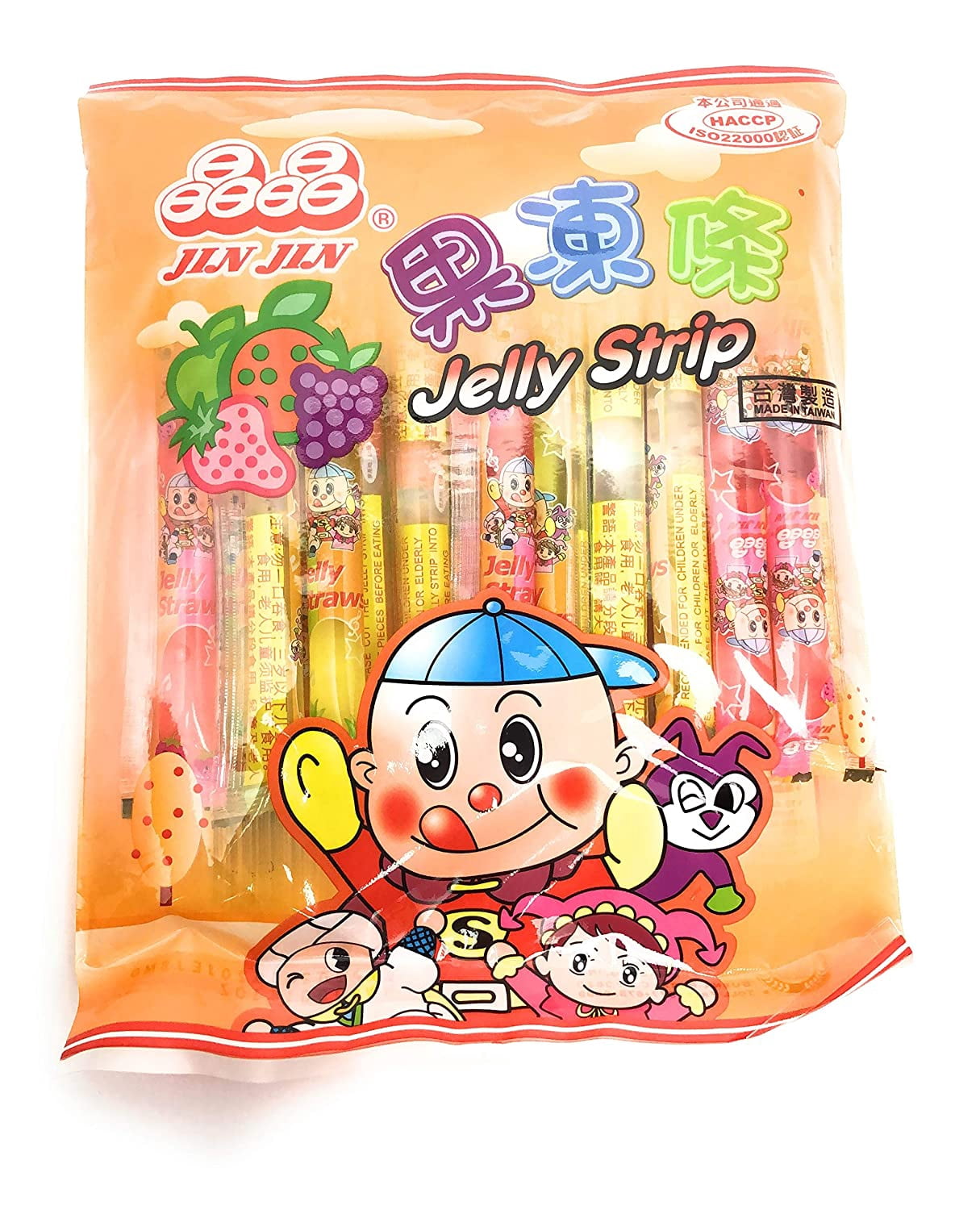 - Jelly Strip (Jelly Filled Straws in Assorted Flavors) - Net Wt. 14.1 ...
