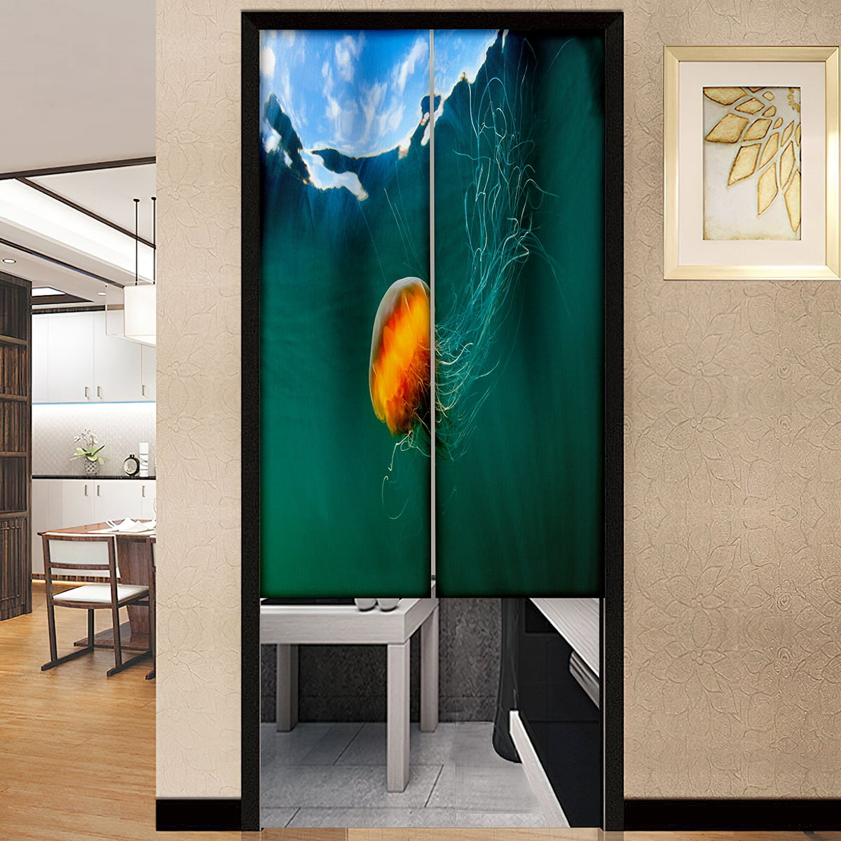 Jelly Tentacles Deep Sea Door Curtains Beautiful Home Partition Kitchen ...