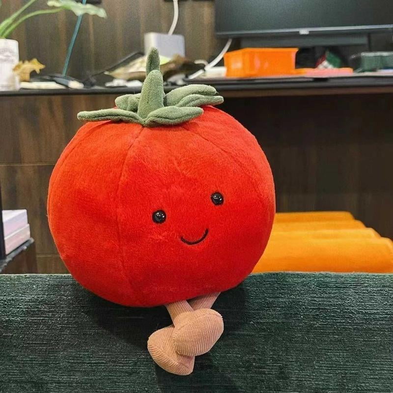 JellyCat 17cm Tomato Fruit Party Doll Plush Toy Cute Doll Fun Gift Idea ...