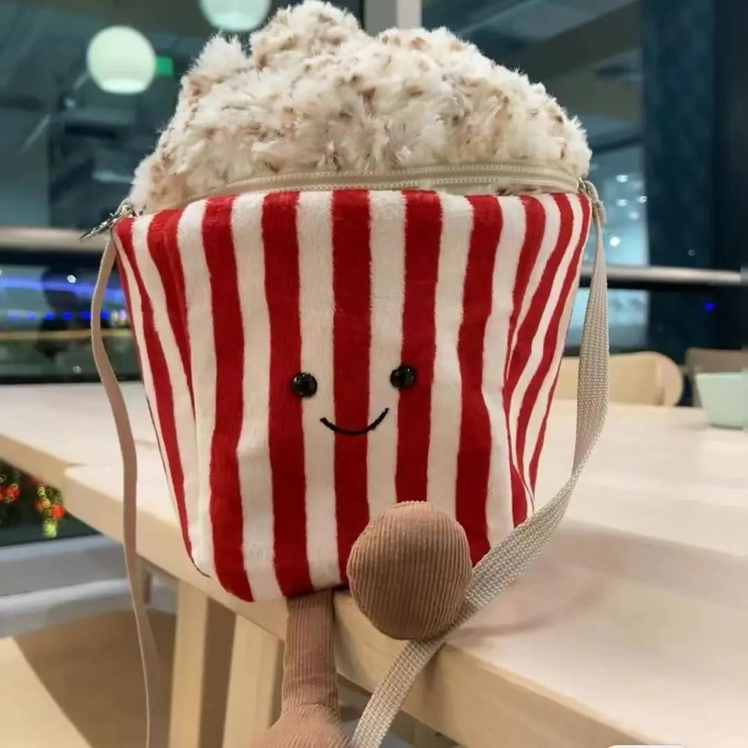 JellyCat 2025 New Plush Doll Plush Food Series Kawaii Popcorn Bag ...