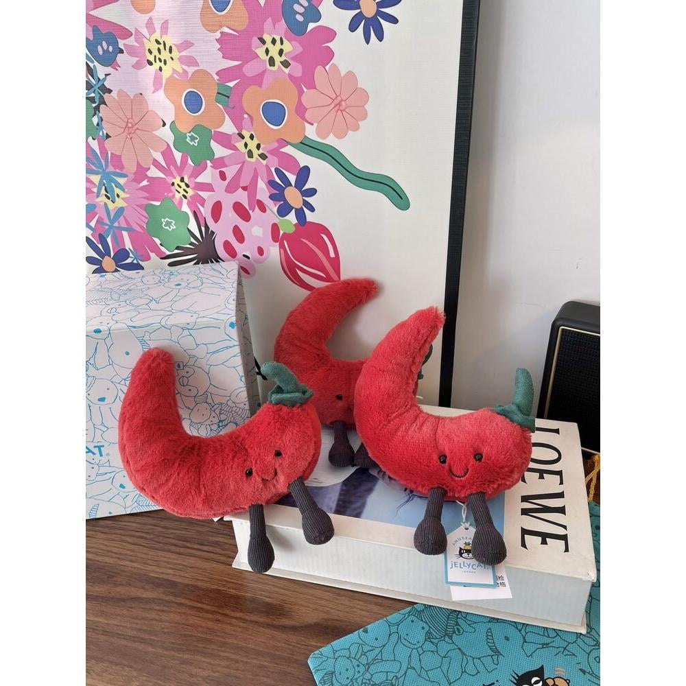 JellyCat AMUSEABLE CHILLI PEPPER Soft Plush Fun CUTE Hot Stuffed Food ...