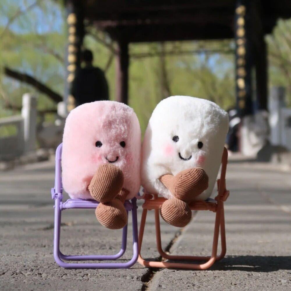 JellyCat Amusable Pair Of Marshmallows Keychain Bag Charm Fun Gift Idea ...