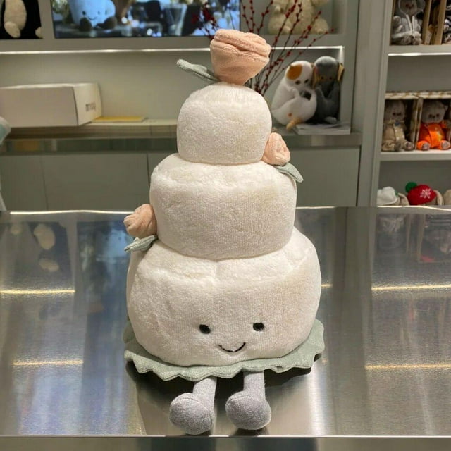 JellyCat Amuseable Wedding Three Layer Cake Toy Birthdays Cute Cake For ...