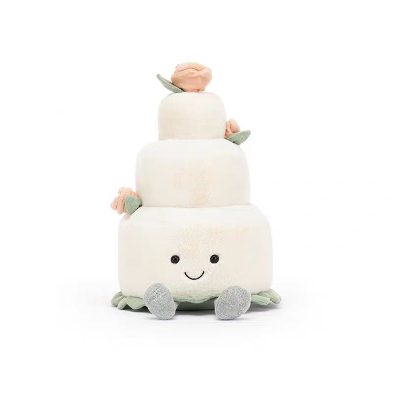 JellyCat Fun Wedding Cake Plush Doll Toy Doll Wedding Couple Gift Fun ...