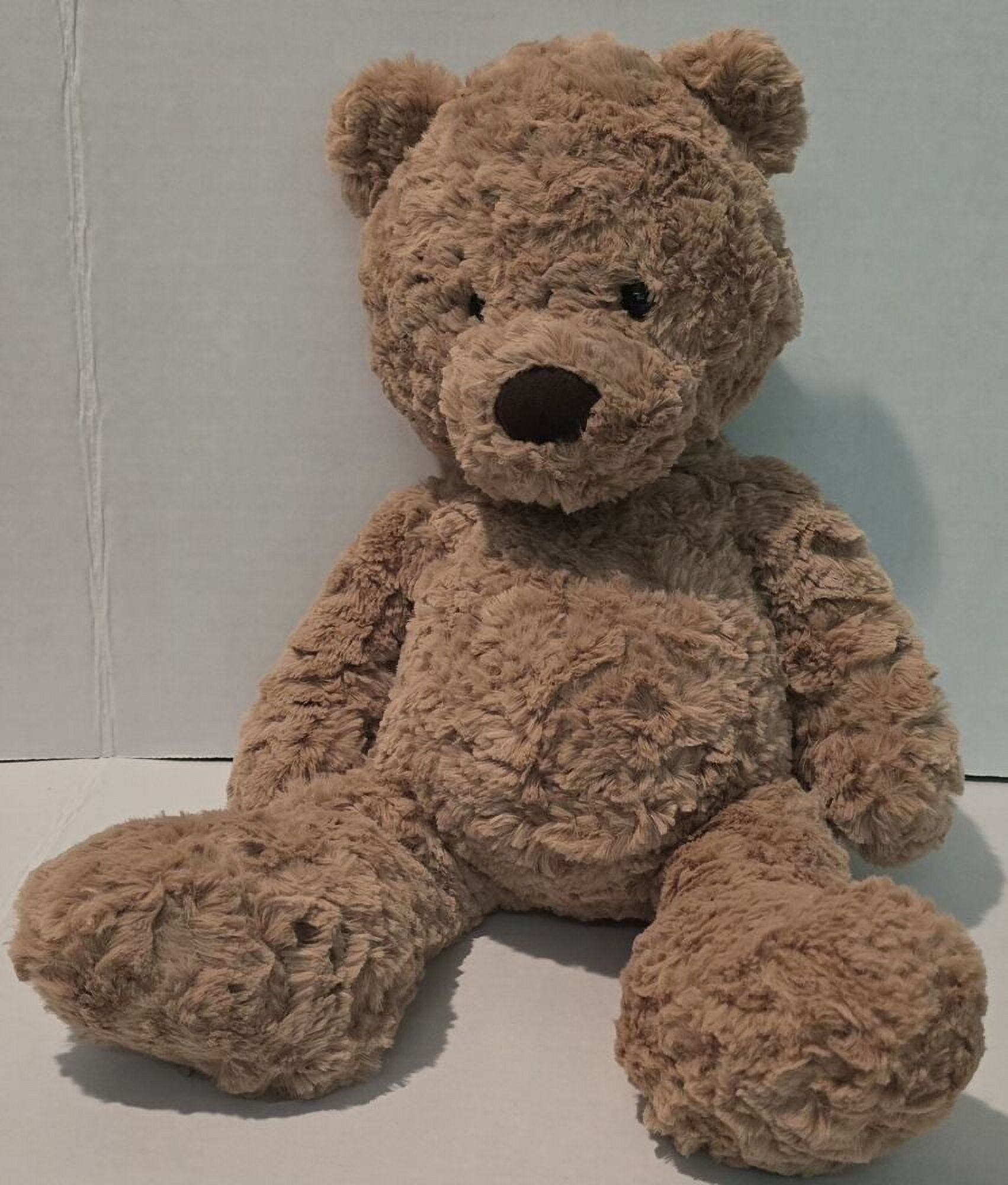 JellyCat London 16" Large Brown Bumbly Bear Plush Tan floppy shaggy ...