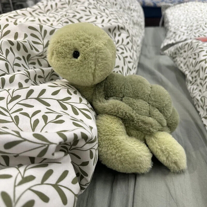 JellyCat New Creative Plush Gift 28cm Cream Turtle Plush Doll Creative ...
