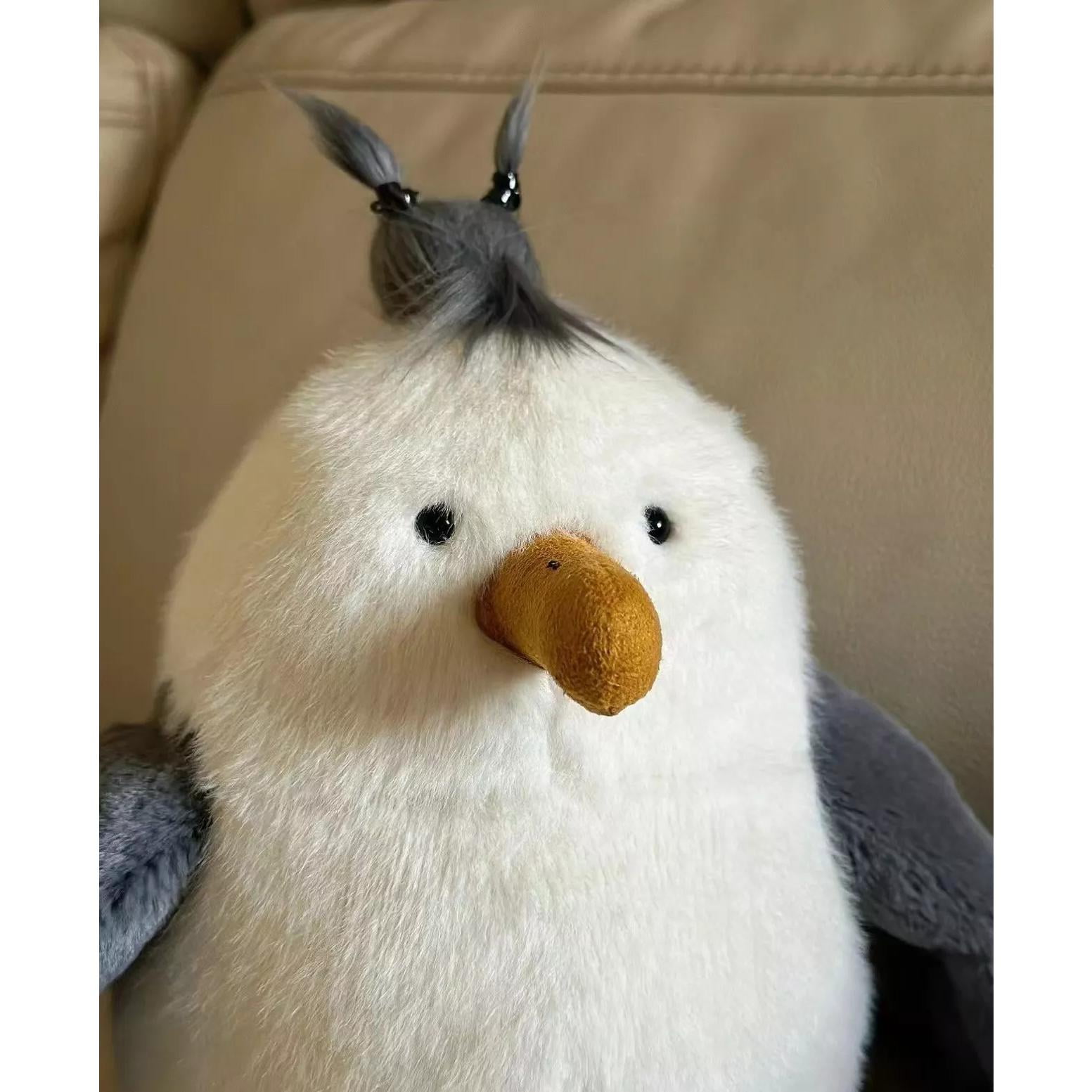 JellyCat New Creative Plush Gift Chip Seagull Soft Plush Fun Filling ...