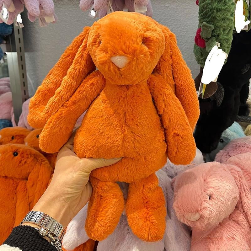 JellyCat New Orange Bonnie Rabbit Color Plush Super Soft for Children ...