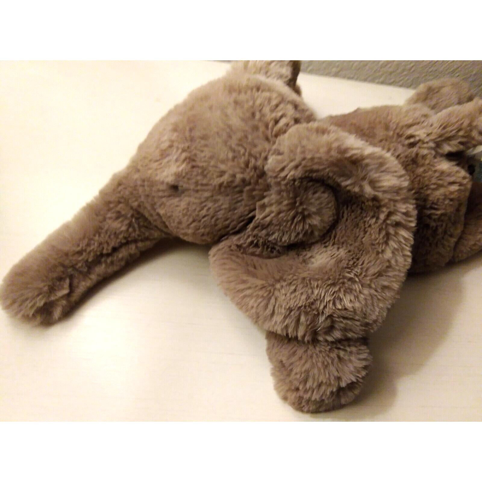JellyCat New Plush Toy Smudge Elephant Plush Stuffed Animal Tweed Ears ...