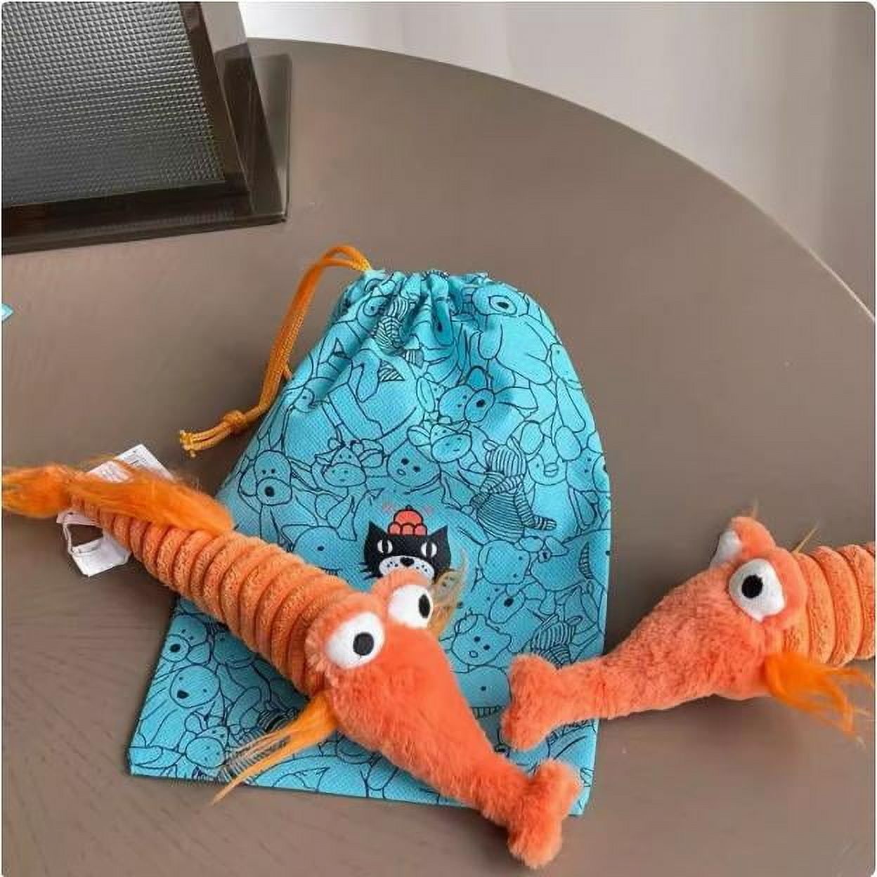 JellyCat Riley Striped Kiss Fish Plush Toy Fun Animal Doll Gift ...
