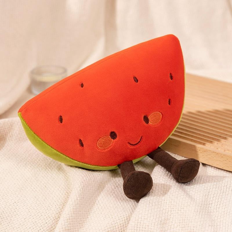 JellyCat Smiling Fruit Watermelon Durian Cute Plush Toys Dolls Children ...