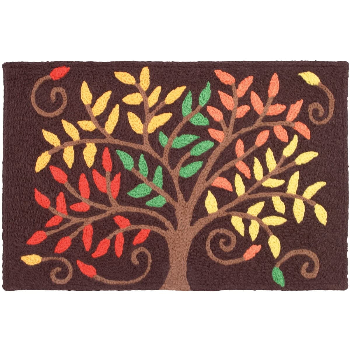 Jellybean Autumn Colors Accent Area Rug - Walmart.com