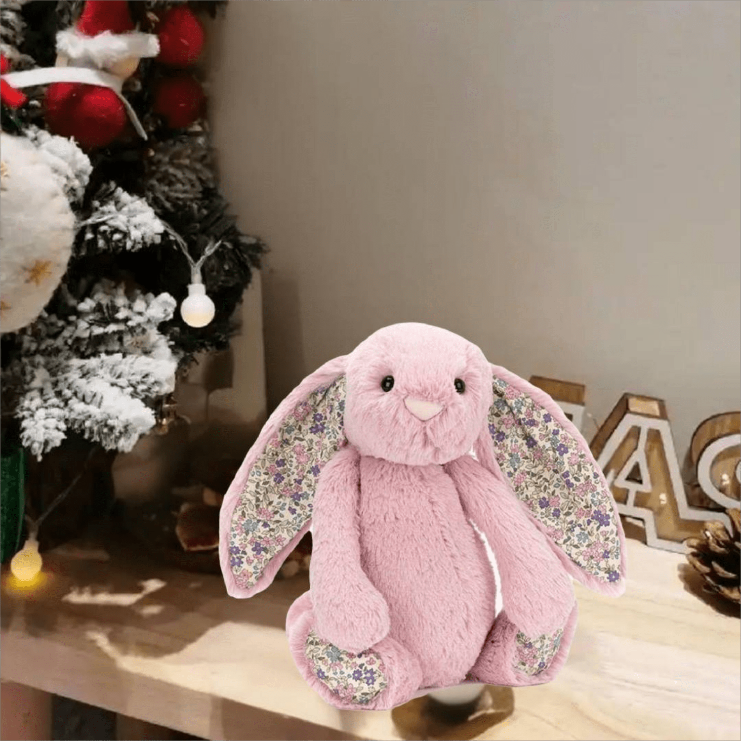 Jellycat 12.2”Bashful Pink Tulip Bunny Stuffed Animal - Walmart.com