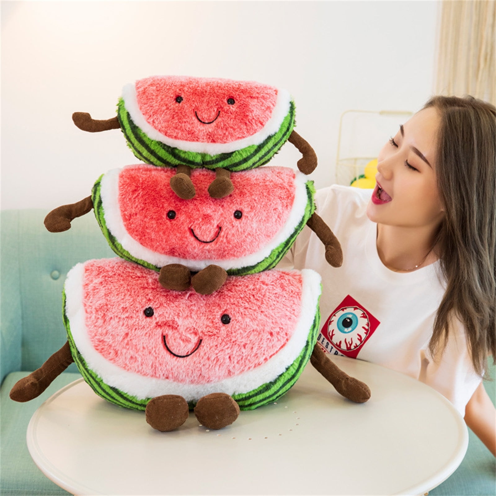Jellycat 23.62 Inch Adorable Watermelon Plush Toys - Soft & Cuddly Toy ...