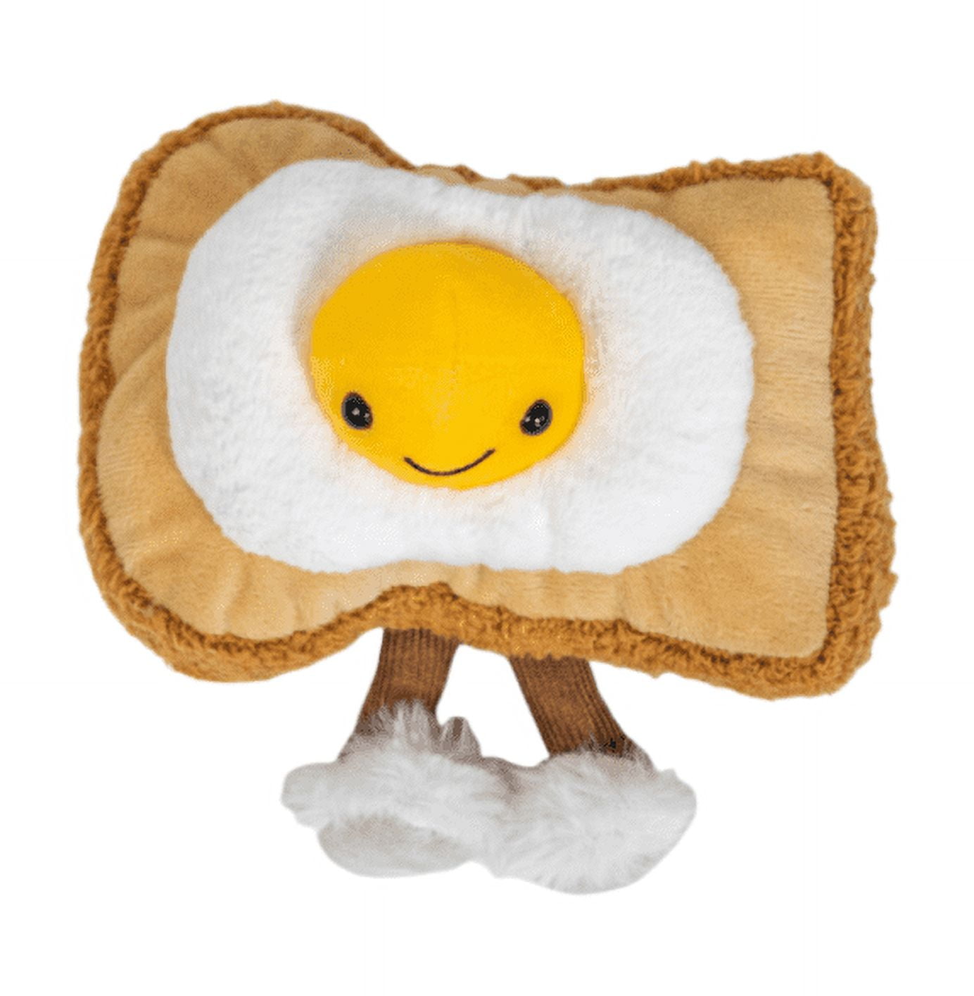 Jellycat 4" Toast Egg Plush Stuffed Toy - Playful Breakfast-Themed ...