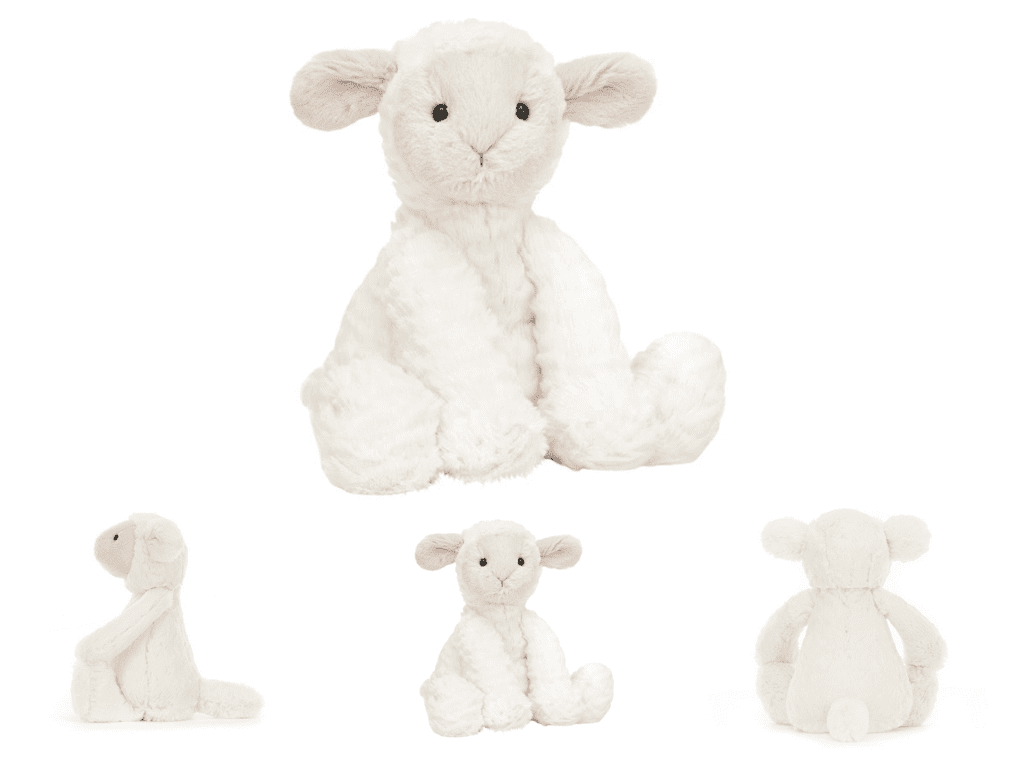 Jellycat 9.05" Bashful Lamb Plush - Perfect Nursery Companion for ...