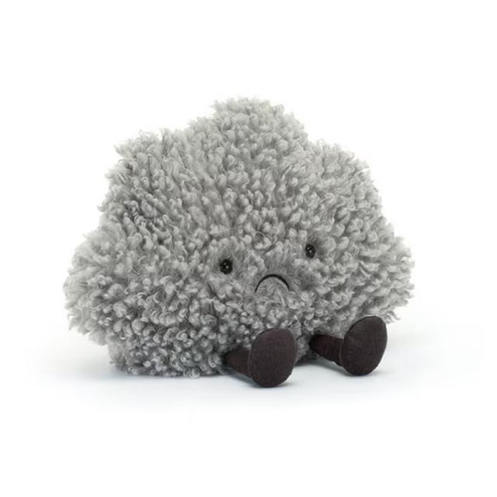 Jellycat AMUSEABLE STORM CLOUD Plush CUTE Sad Grumpy Gray Stuffed Toy ...