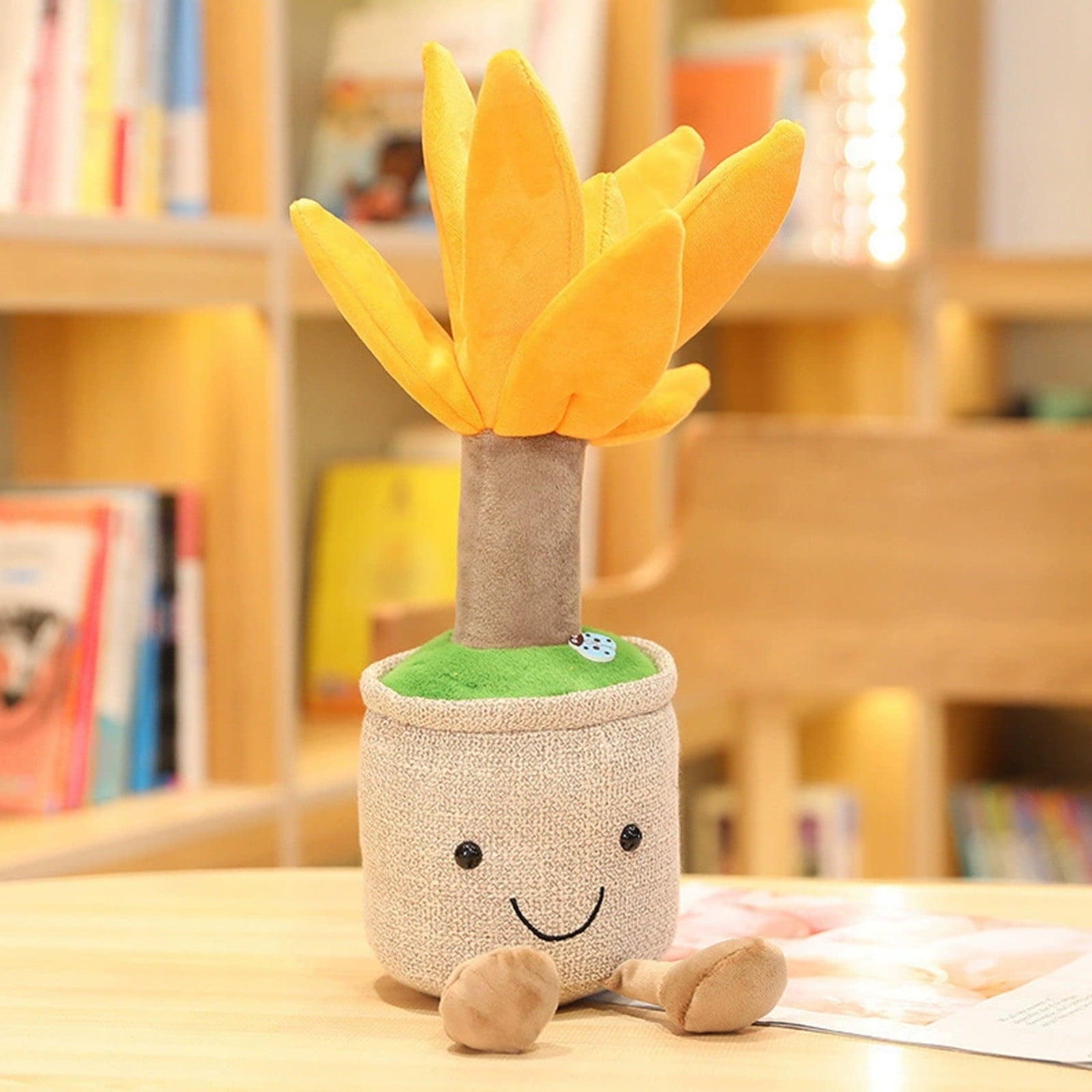 Jellycat Acanthus - Yellow Acanthus - Jellycat Stuffed Plant - Soft Toy ...