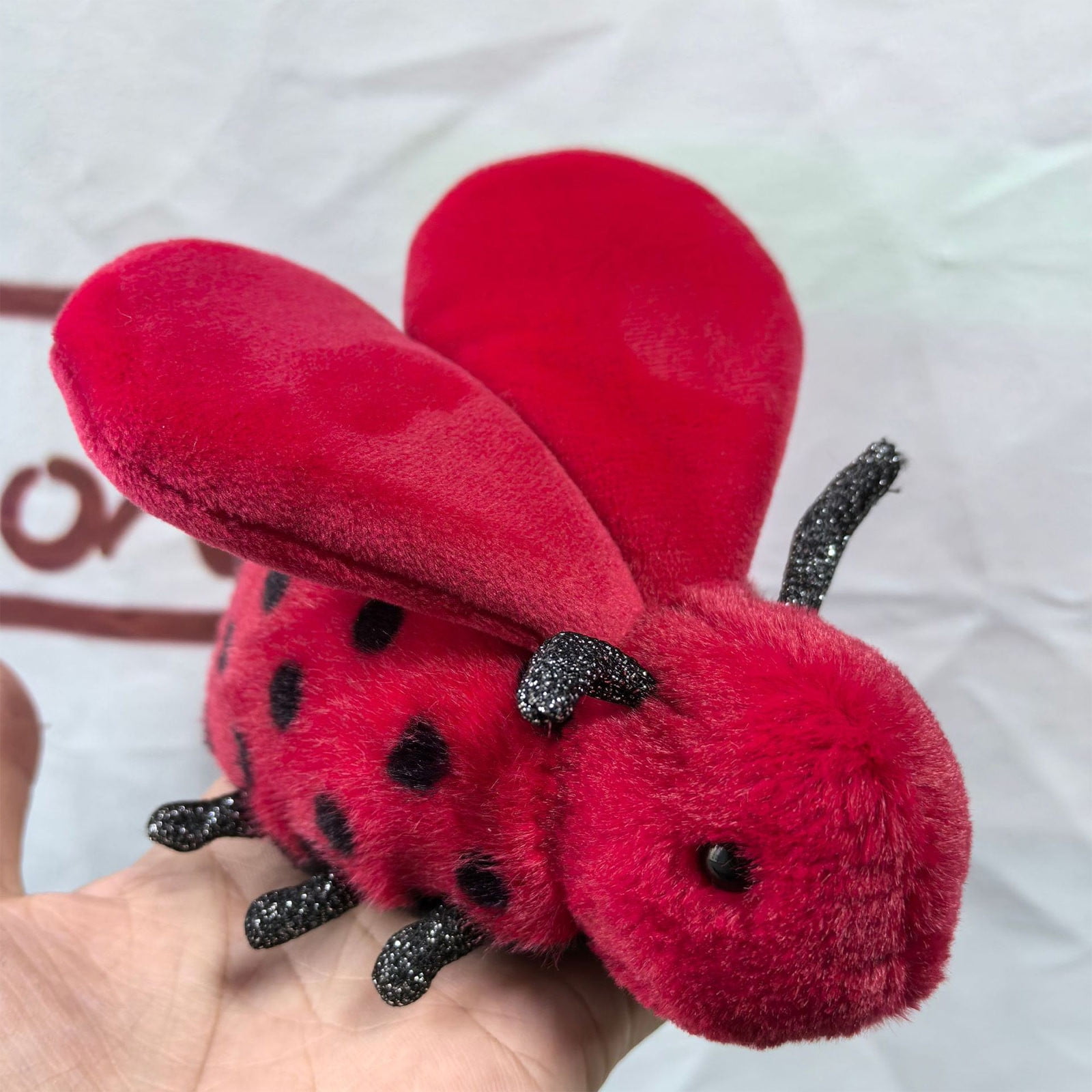 Jellycat Adorable Palm Pals™ Lil Spots Ladybug™ Stuffed Animal 5.9 in ...
