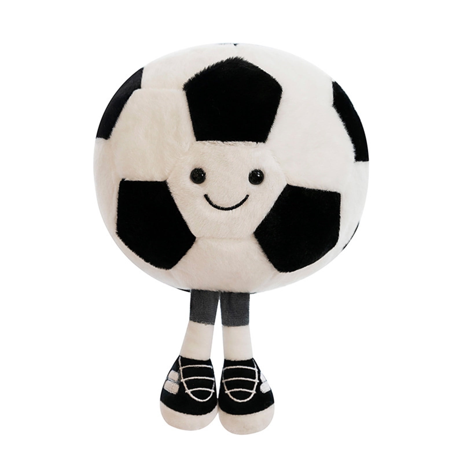 Jellycat Adorable Plush Soccer Ball Toy with Legs and Smile Soft ...