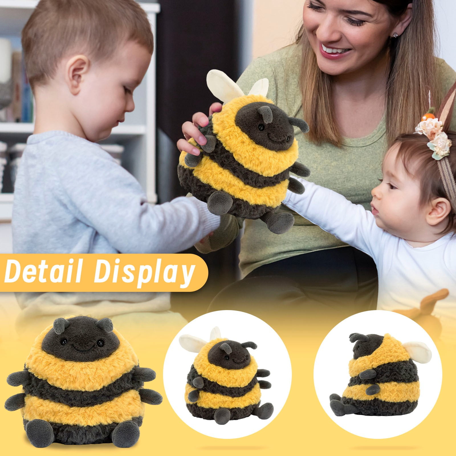 Jellycat Albee Bee Plush Toy - 6.29 Inches of Sweetness - Perfect Easter Gift for Kids and ...