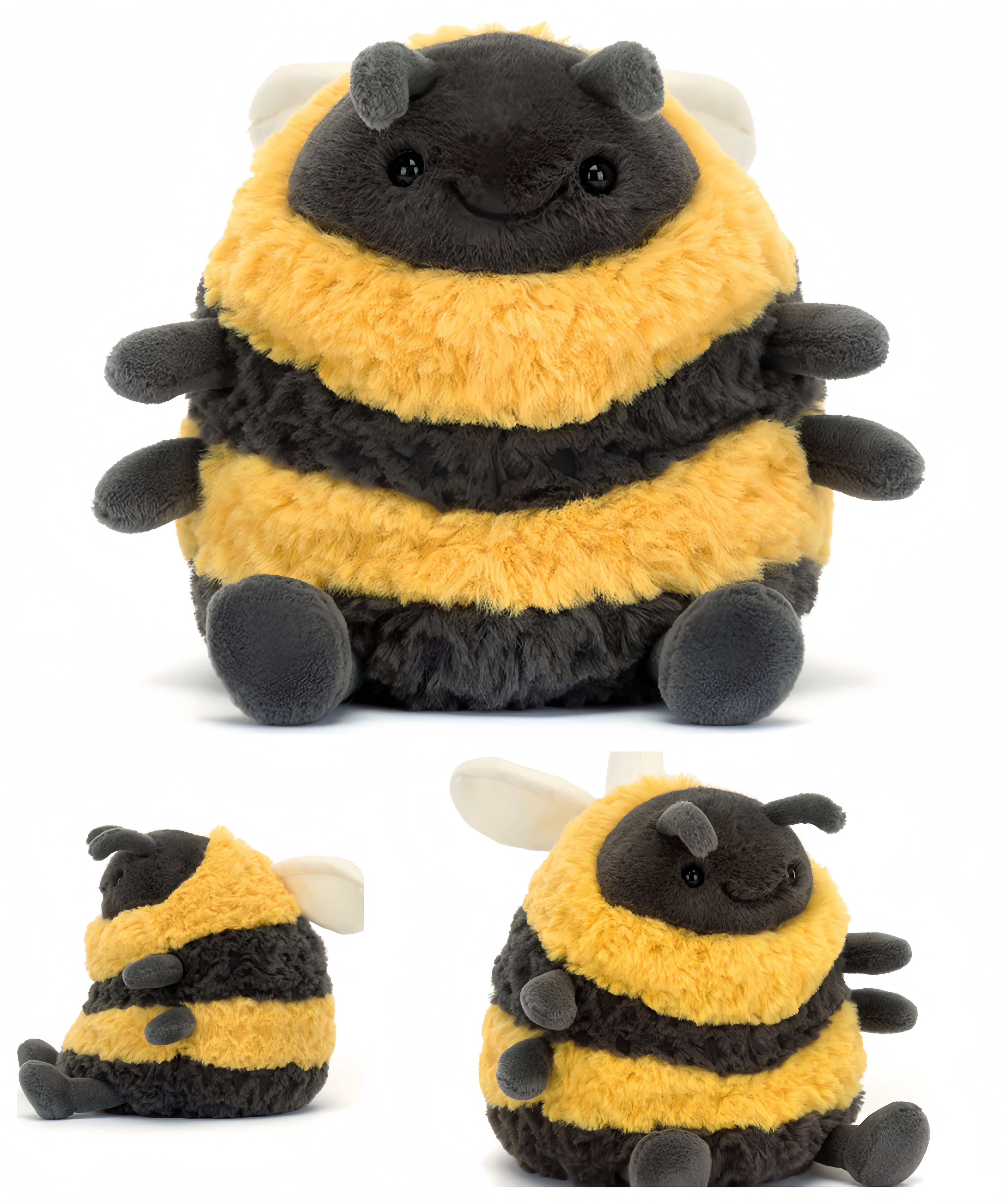 Jellycat Albee Bee Stuffed Animal Plush, 6.29in - Cute and Cuddly ...