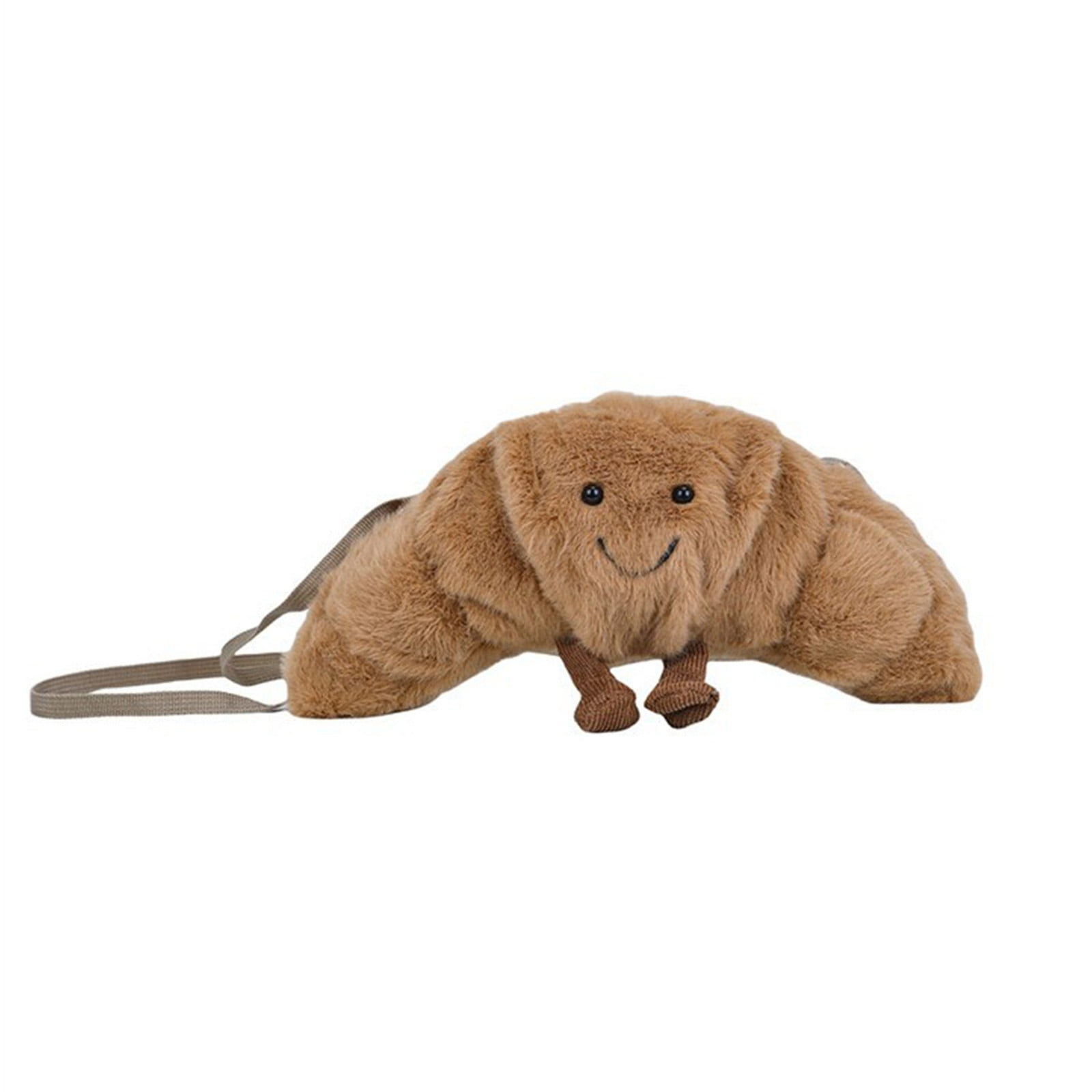 Jellycat Amuseable Stuffed Toy Cute Croissant Fun Doll Messenger Bag ...