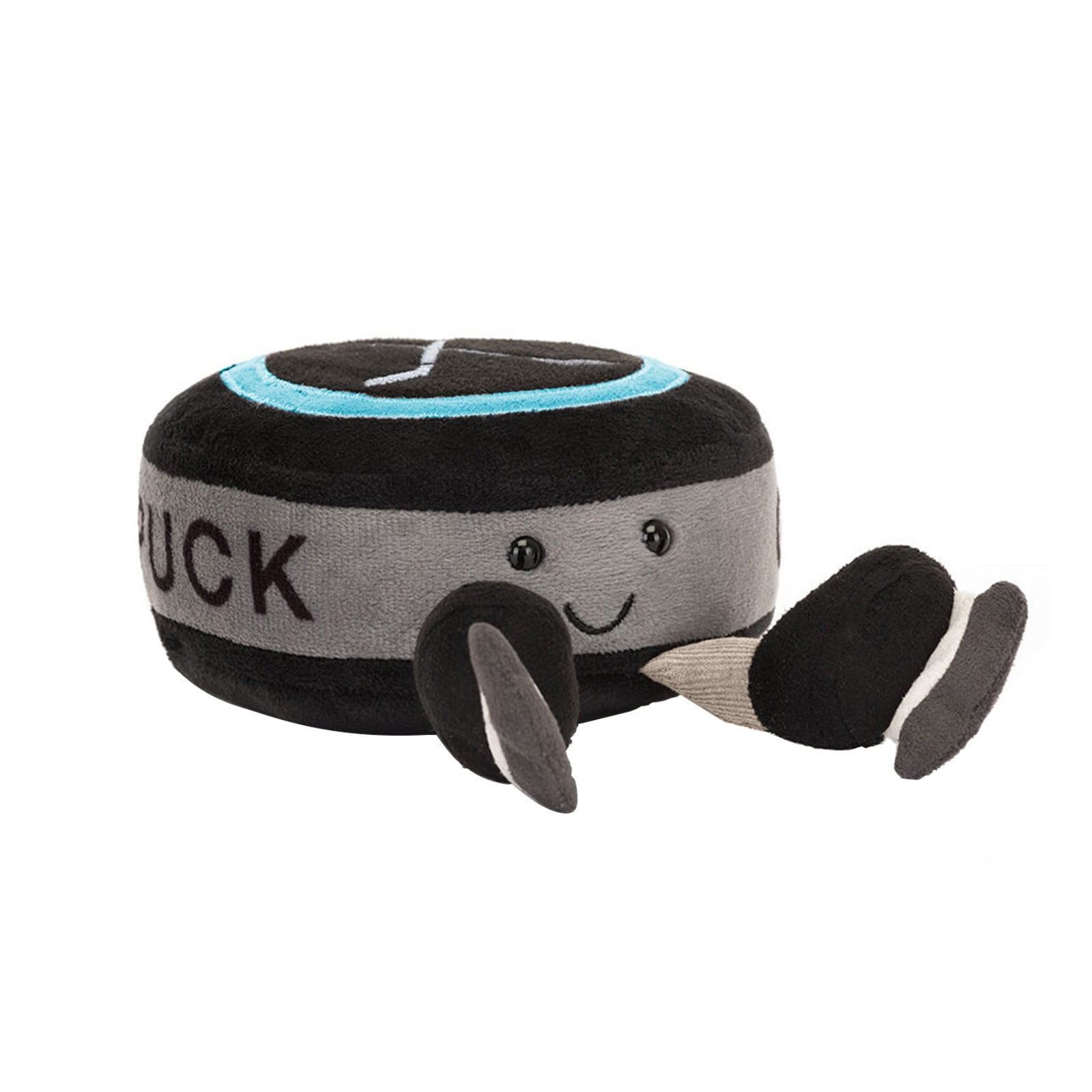 Jellycat Amuseables Adorable Hockey Puck Plush Toy with Legs Soft ...