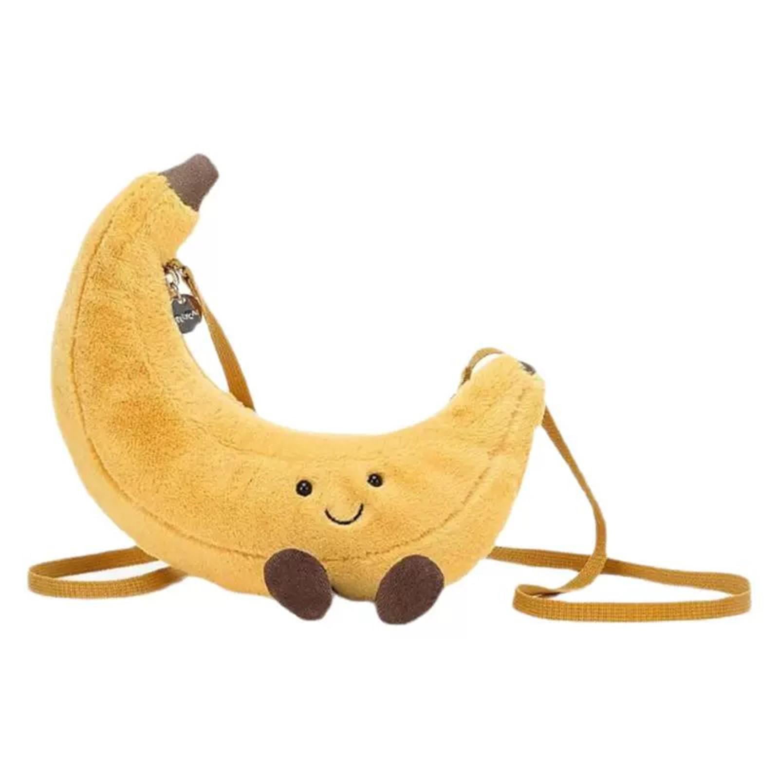Jellycat Amuseables Banana Bag 11in - Cute Stuffed Banana Plush Toy ...