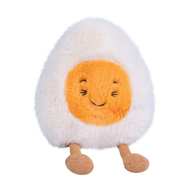 Jellycat Amuseables Boiled Egg Happy Stuffed Toy, 8 inches - Food Plush ...
