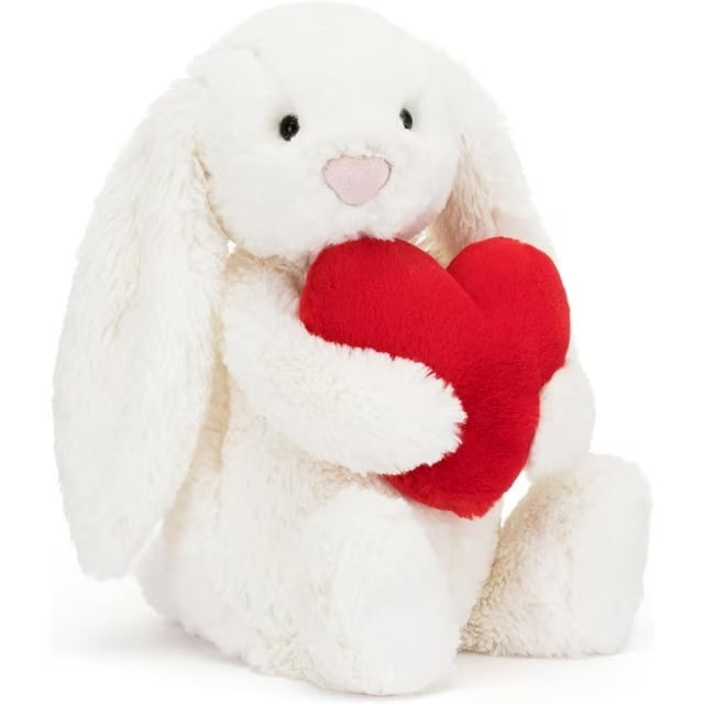 Jellycat Amuseables Bunny Plush – Red Love Heart Perfect Rabbit Toy for ...