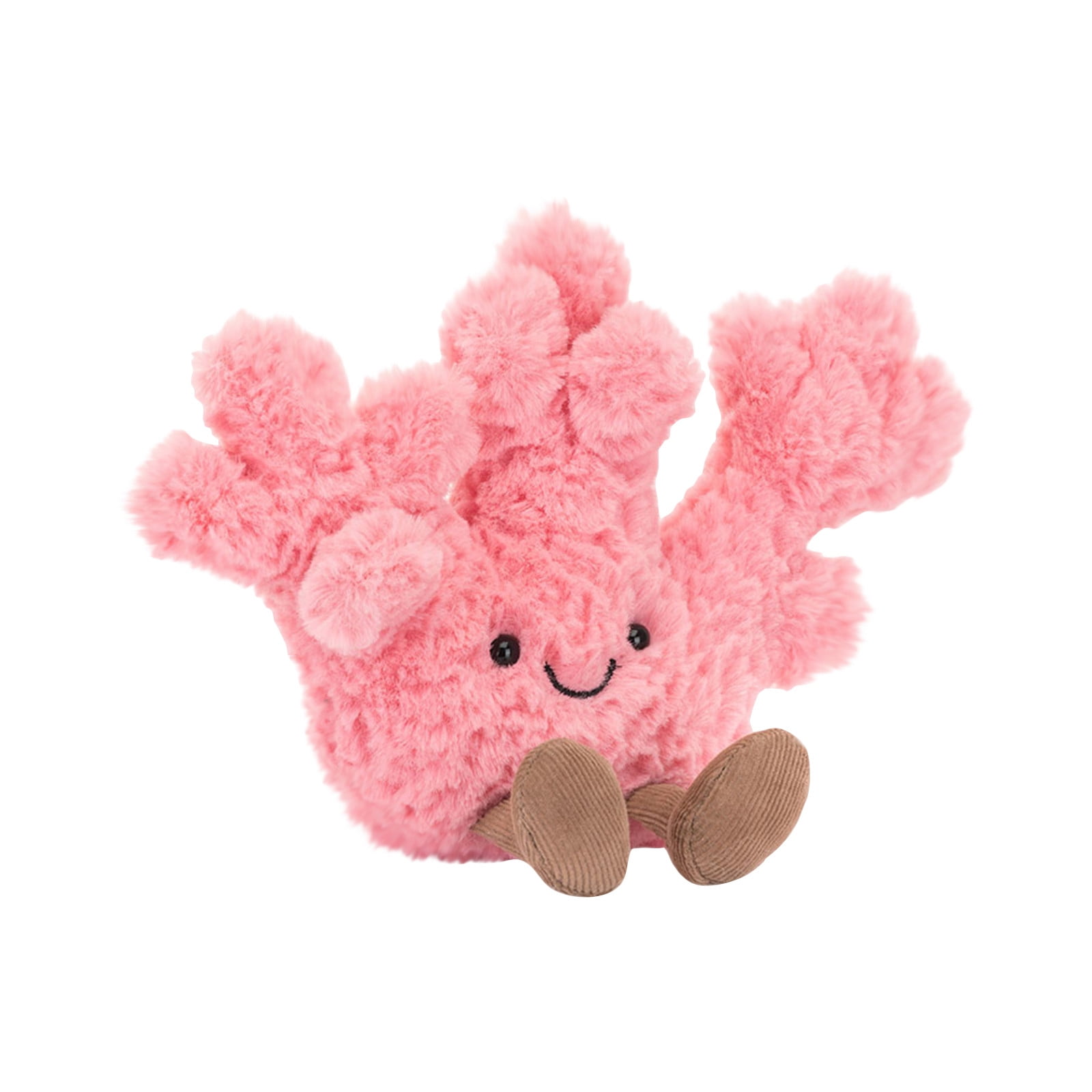 Jellycat Amuseables Coral Plush Doll - Ultra Soft Stuffed Animal Toy ...