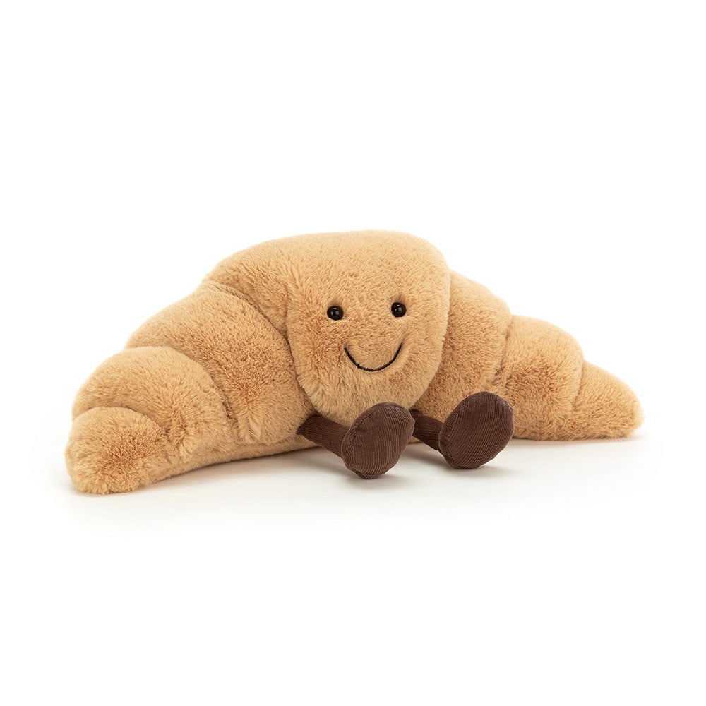 Jellycat Amuseables Croissant Plush – 5.9” Cute & Soft Food Toy for ...