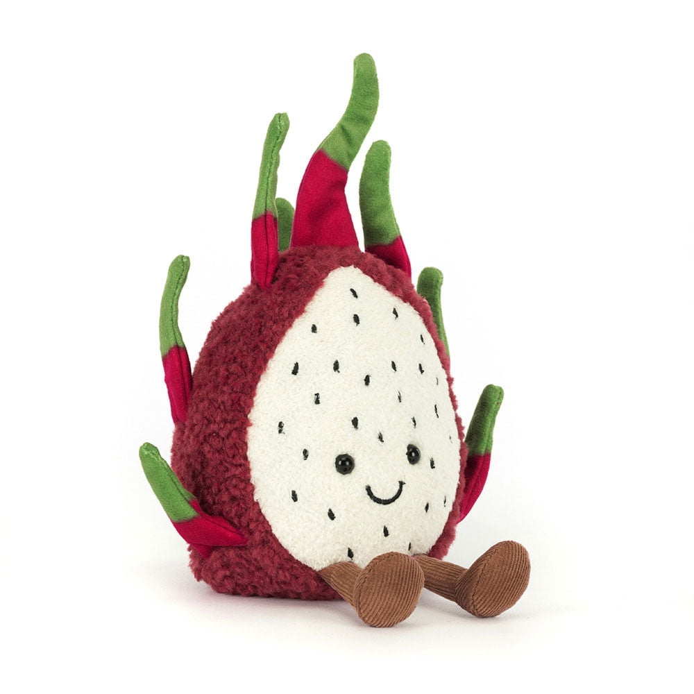 Jellycat Amuseables Dragon Fruit Stuffed Toy, 8.7 inches - Food Plush ...
