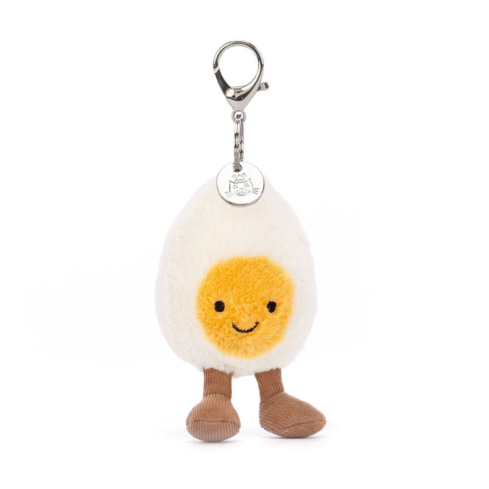 Jellycat Amuseables Happy Boiled Egg Bag Charm - Food & Drink Series ...