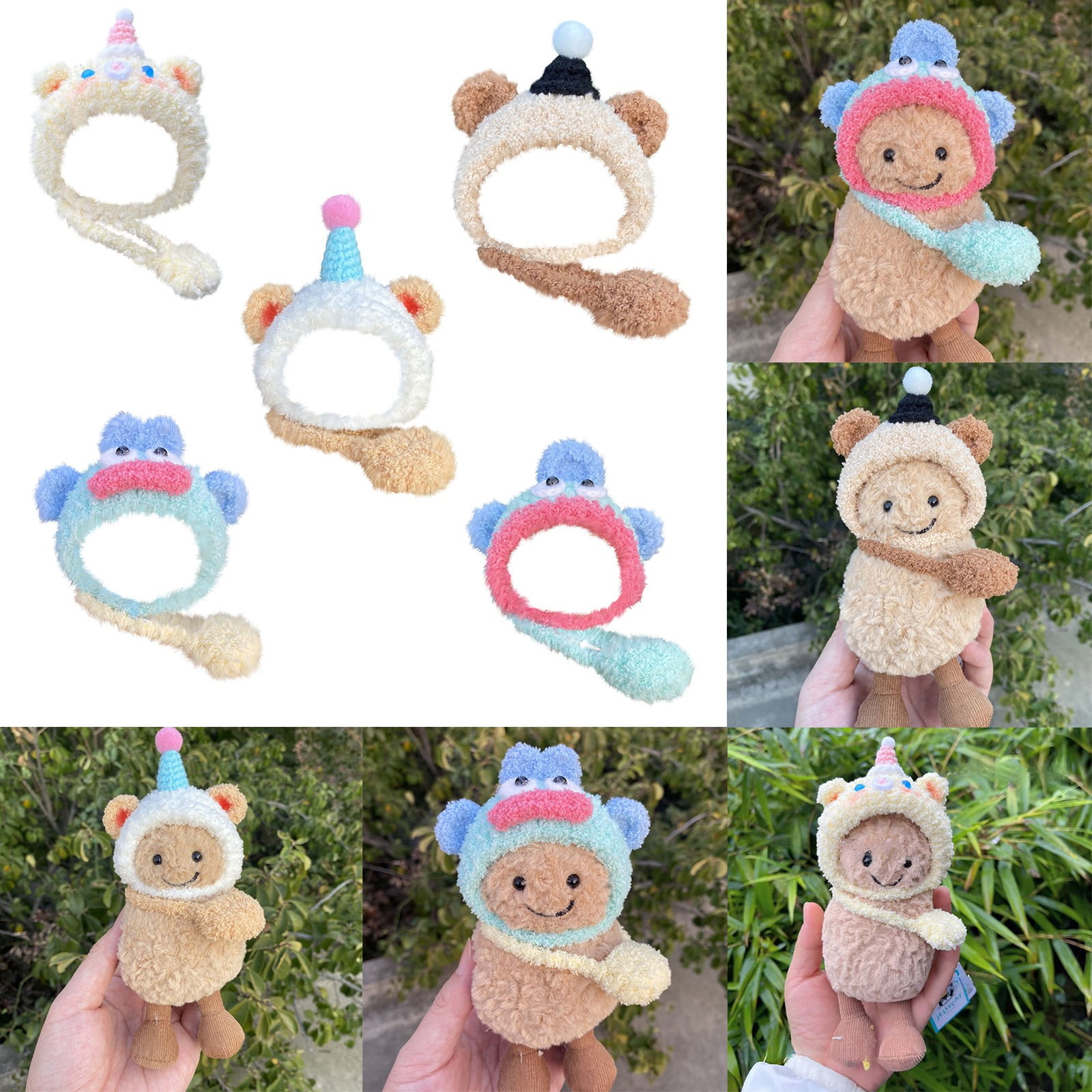 Jellycat Amuseables,Jellycat 2.36 inch Handmade Doll Clothes,Doll Clothes,Headgear Accessories ...