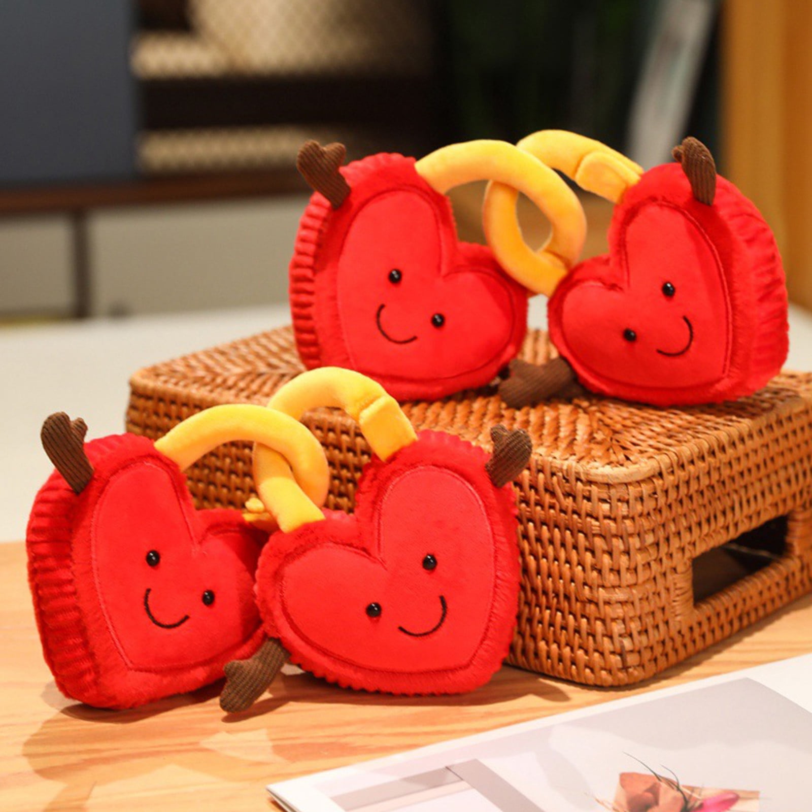 Jellycat Amuseables Love Locks 6 Inches Plush Toy Red Heart Padlock ...