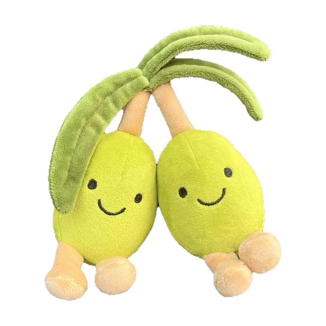 Jellycat Amuseables Olives 4.72 Inch Keychain - Cute Green Olive Plush ...