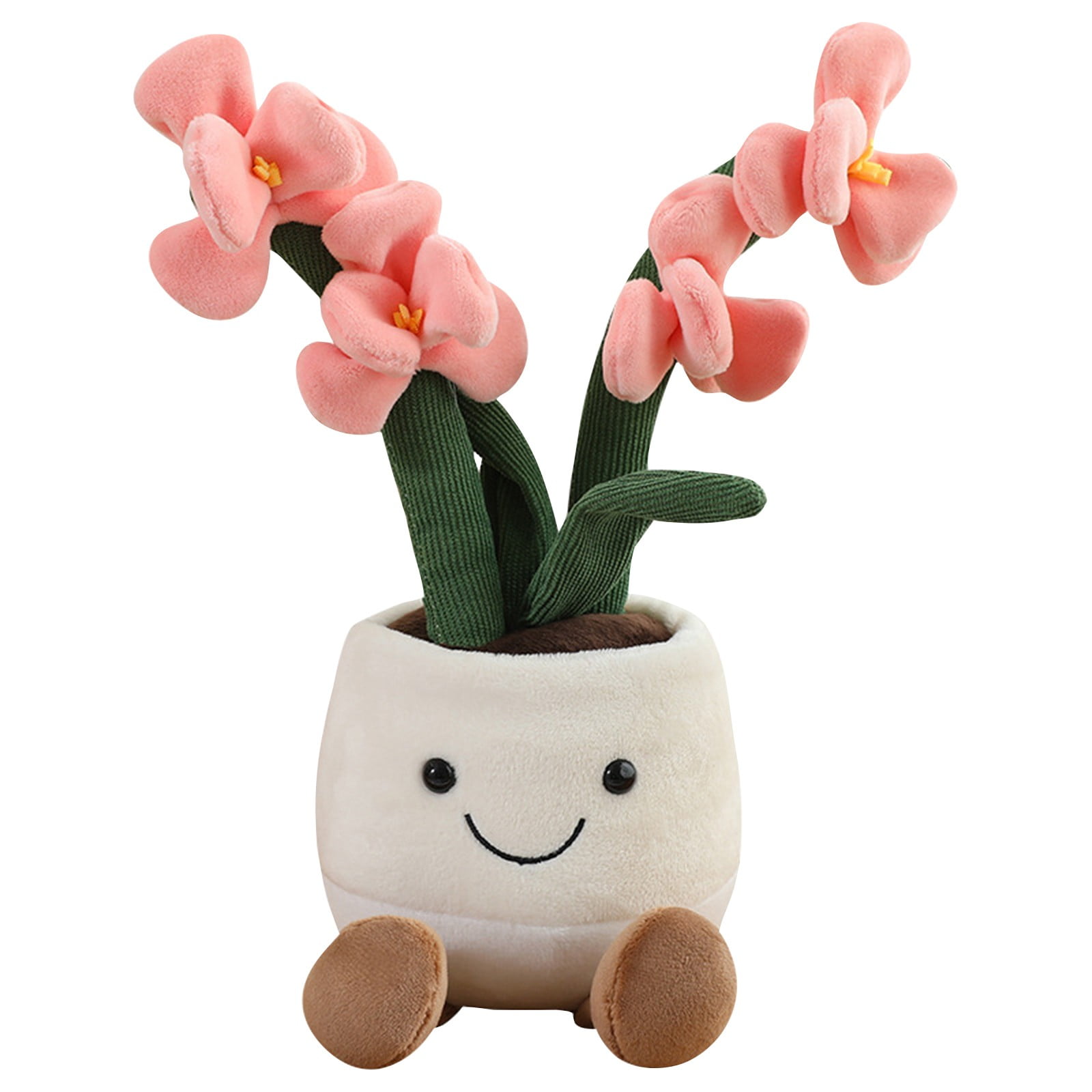 Jellycat Amuseables Orissa Orchid Pot Plush Toy Cute Flower Pillow ...