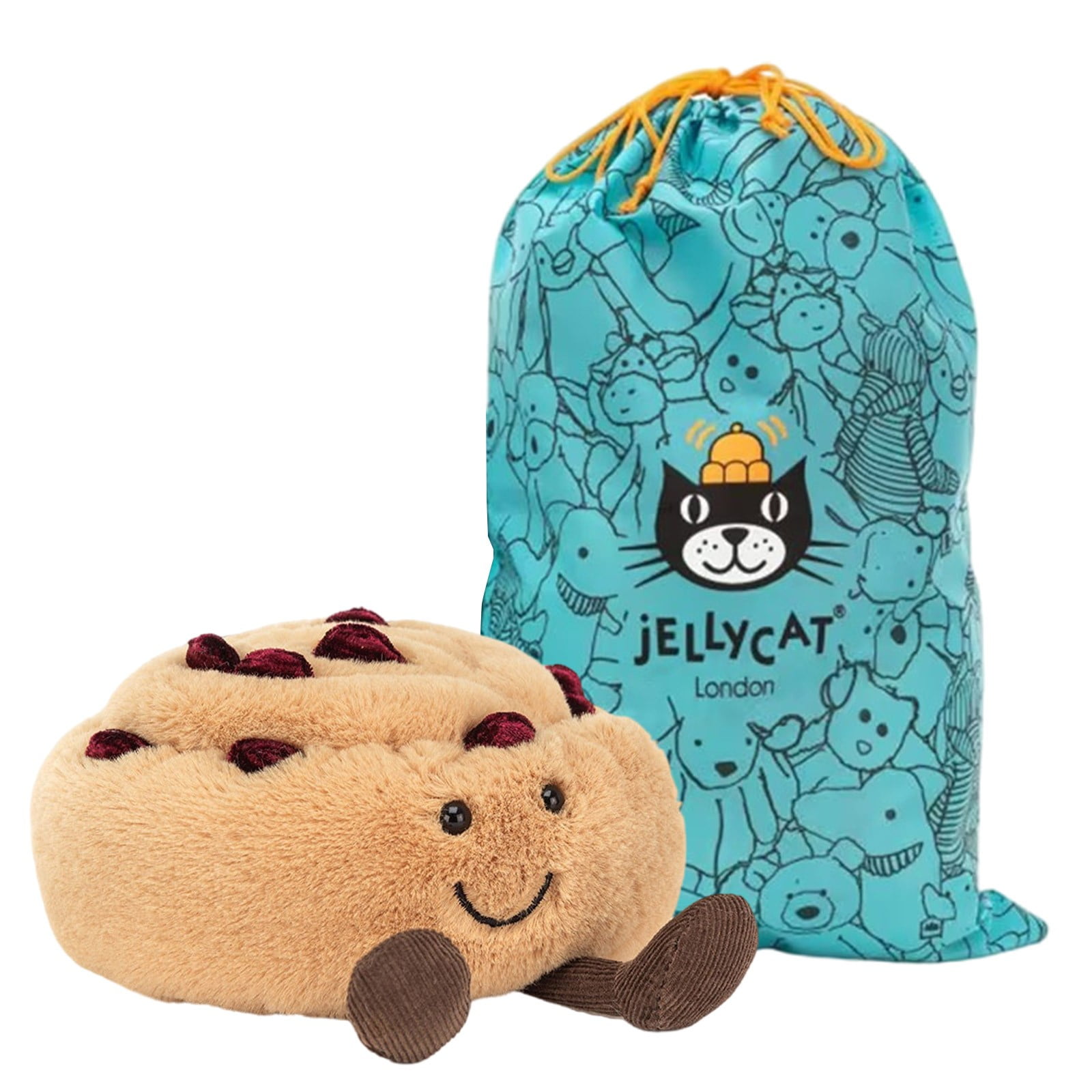 Jellycat Amuseables Pain Au Raisin Stuffed Toys, 4 inches with ...