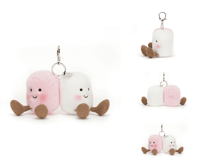 Customer reviews for Jellycat Amuseables Pair of Marshmallows Bag Charm ...
