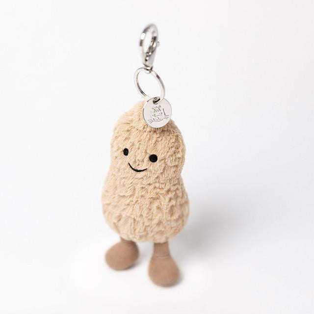 Jellycat Amuseables Peanut Bag Charm 10Cm Cute Peanut Plush Keychain ...