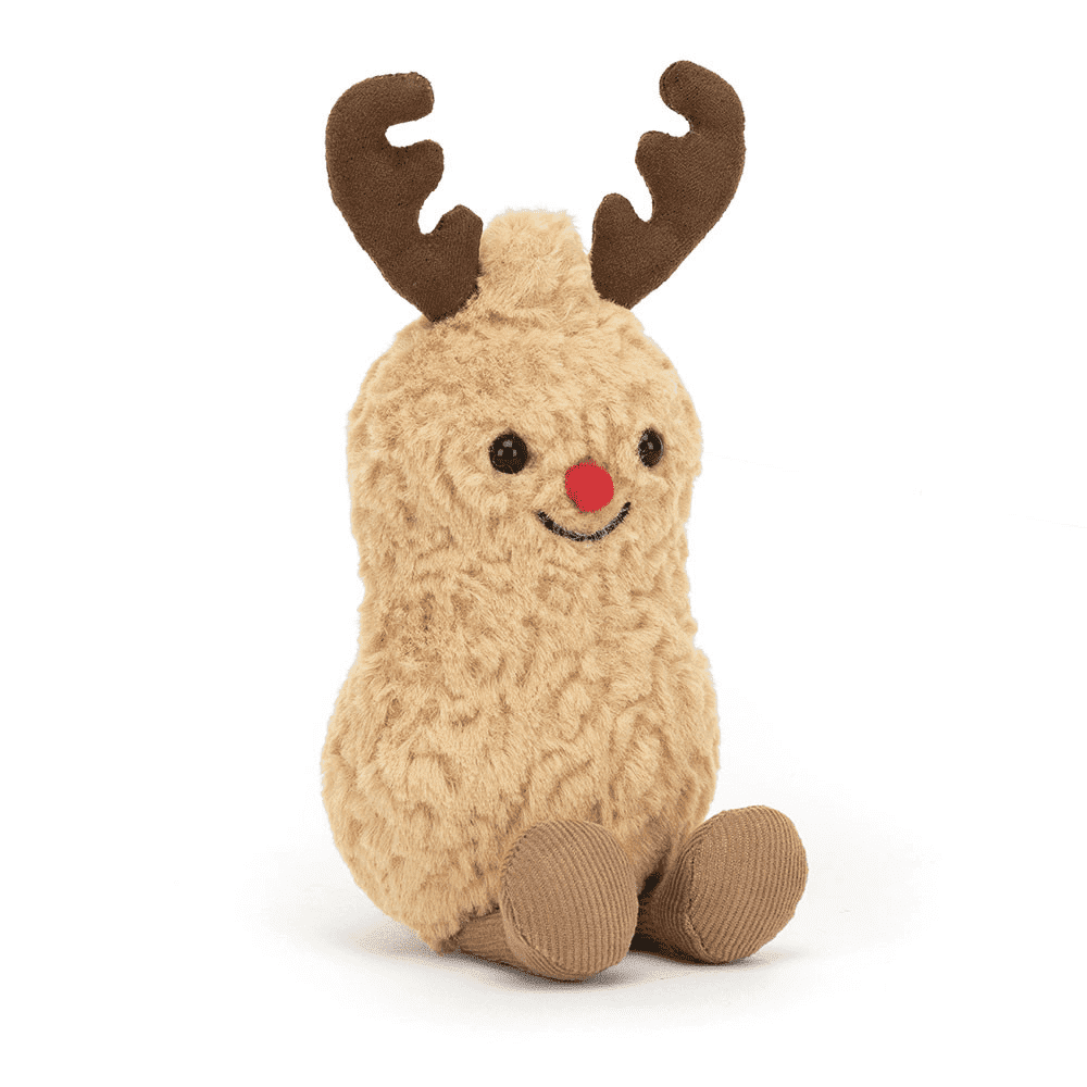 Jellycat - Amuseables Peanut Reindeer - Gifts for Girls Boys Kids Women ...
