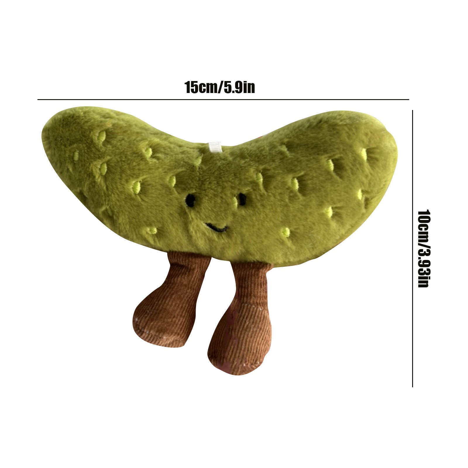 Jellycat Amuseables Pickle Bag Charm Plush Toy Ultra-Soft Stuffed Dolls ...