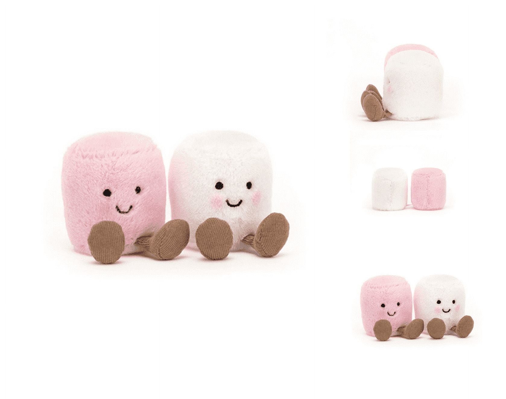 Jellycat Amuseables Pink and White Marshmallows Jellycat Food Jelly ...