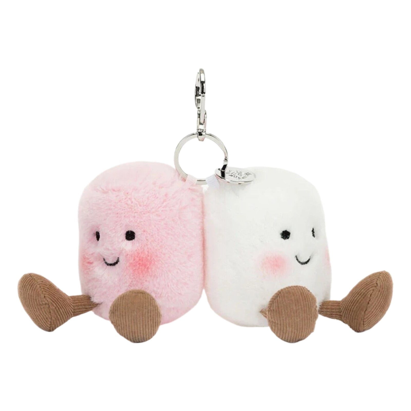 Jellycat Amuseables Pink and White Marshmallows Stuffed Toy, 3.5 inches ...